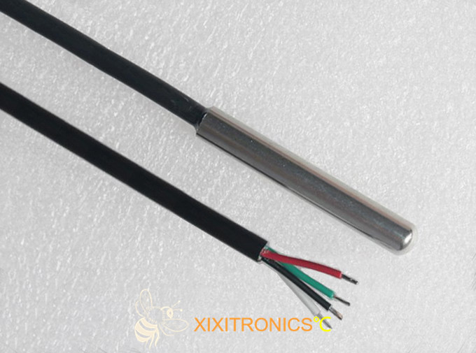 4 PT100 Wire Platinum RTD Temperature Sensors