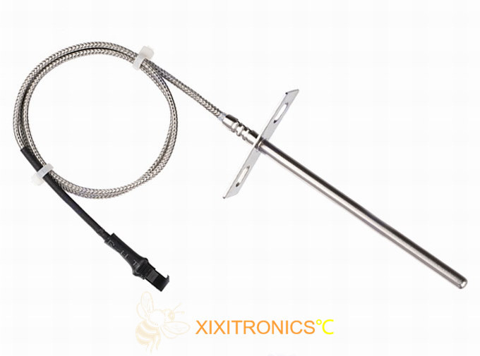 4 Wire High Temperature Flanged RTD PT1000 Probe For Electric Oven